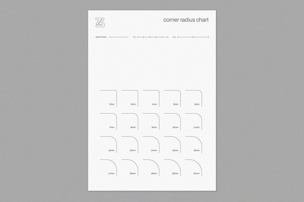 The Corner Radius Chart: A handy corner radii reference for designers ...