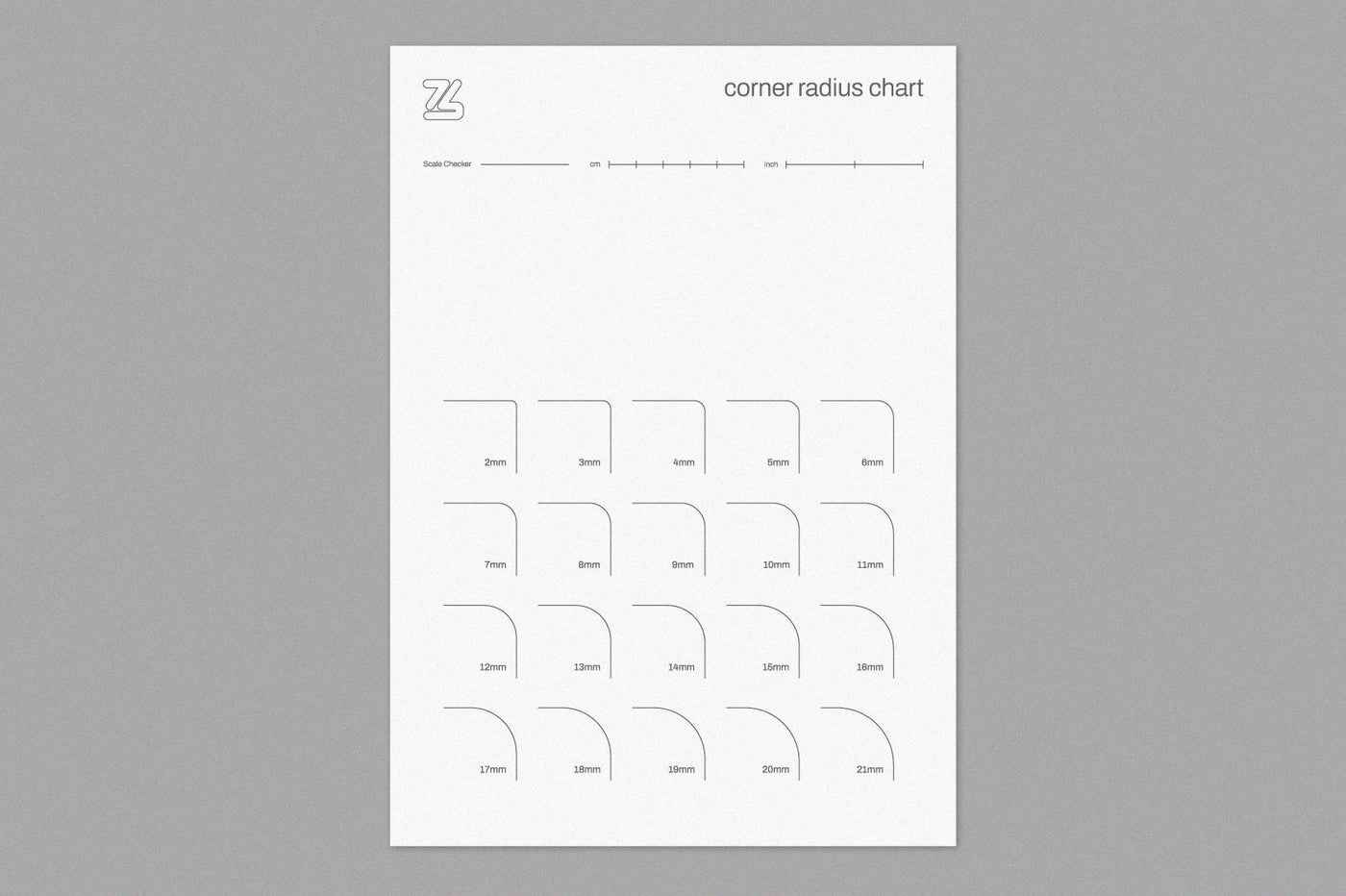 The Corner Radius Chart: A handy corner radii reference for designers ...